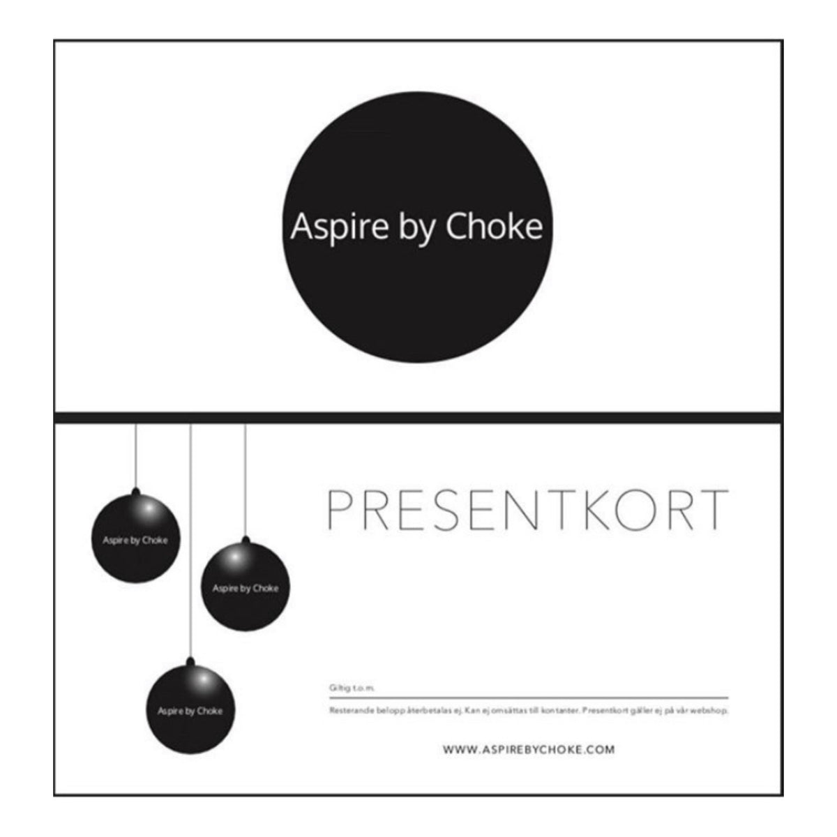 Presentkort - Gift Voucher – Aspire by Choke